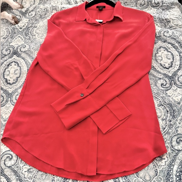 Ann Taylor | Tops | Nwt Ann Taylor Blouse In Terra Cotta | Poshmark